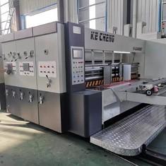 Cina Contenitore di cartone del cartone di 3 colori che stampa il CE della macchina scanalatrice in vendita