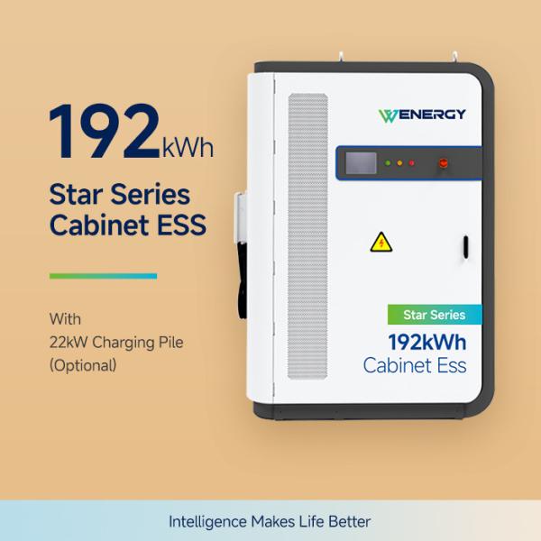 Quality 192kWh Liquid Cooling Commercial Energy Storage Cabinet With Cloud Security Warning for sale