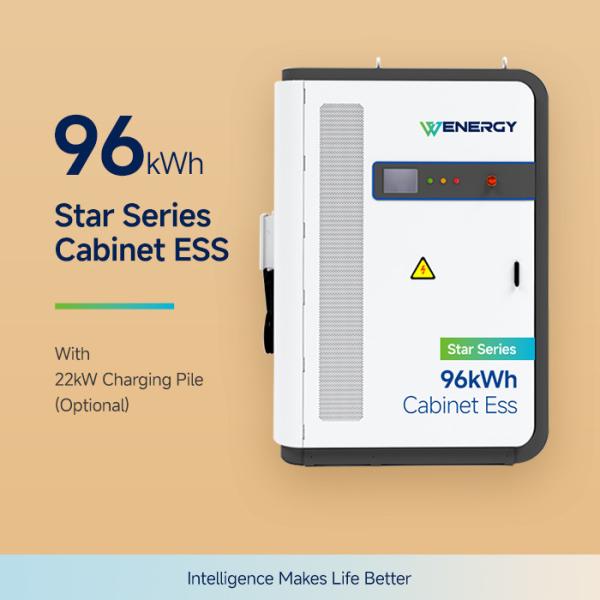 Quality 125kW Solar Diesel Hybrid Power Energy Storage Cabinet 96.46kWh High Integration for sale