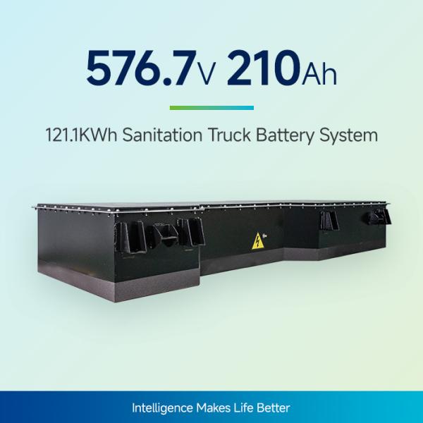 Quality 120.96kW Lithium Electric Sweeper Truck Battery , Heavy Duty Truck Battery Replacement for sale