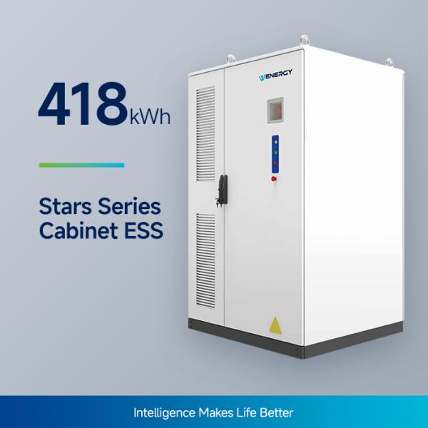 Quality Stars CL418 Series 418kWh Liquid Cooling Cabinet ESS with 8000 Cycles for Commercial Battery Storage for sale