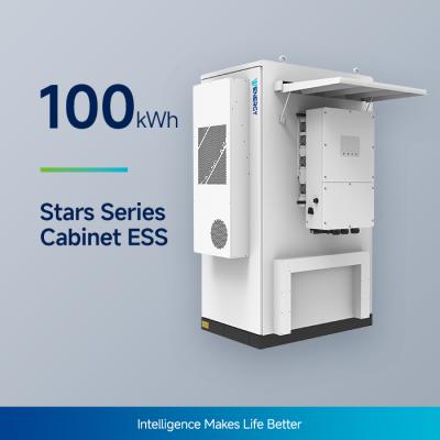 China Stars CA100 Series 100kWh Air-cooled Hybrid Commercial Battery Storage System with 90% Round Trip Efficiency IP55 Ingress Rating and Modular Design for sale