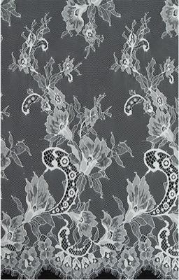 China Green Environmental Protection  Eyelash Lace Fabric  for Wedding Dress for sale