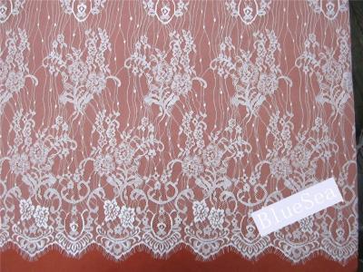 China Green Environmental Protection  Eyelash Lace Fabric  for Wedding Dress for sale