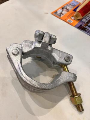 China Gota de Pin Clamp Coupler Forged Steel da solda do andaime do círculo BS1139 à venda