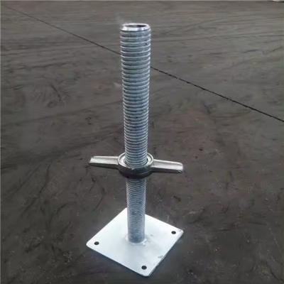 China 37mm Scaffolding Adjustable Hollow Bar Jack Base/Adjustable Solid Bar Screw Jack for sale
