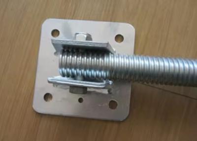 Cina Scaffalature galvanizzate a vite regolabile con piastra di base a livellamento girevole in vendita