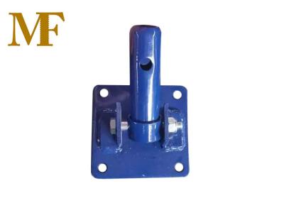 China Tipo Italiano Cor Azul Placa de Base Quadrada Giratória Para Sistema de Base Jack Escavadeiro à venda