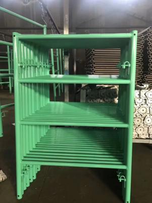 Cina Capacità di carico di 5 tonnellate Antislip Scaffold Frame resistente alla ruggine Facile assemblaggio per cantiere in vendita