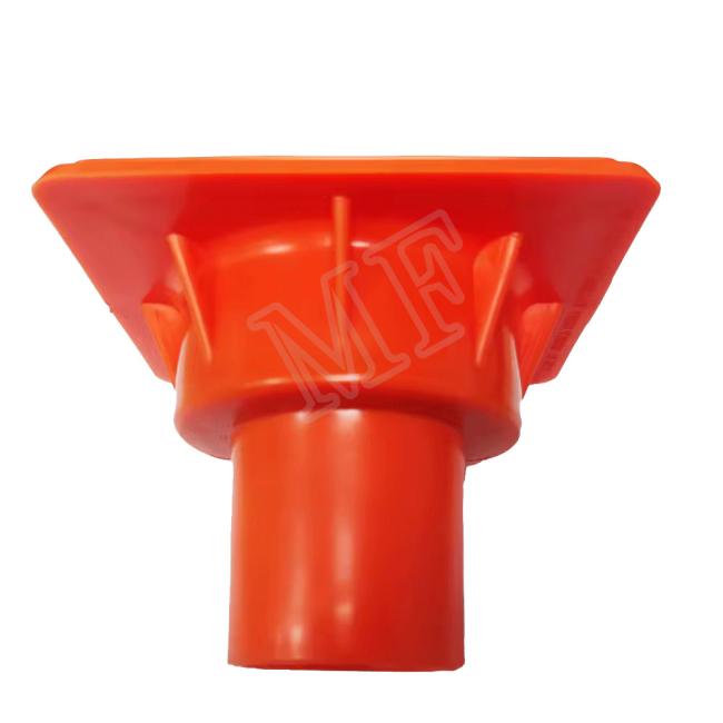 Orange Square Plastic Rebar Safety Caps The Essential Safety Gear for Construction