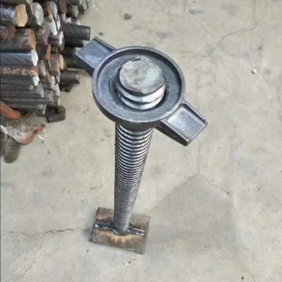 China Soldadura manual Barras sólidas em forma de U Jack superior para andaimes à venda