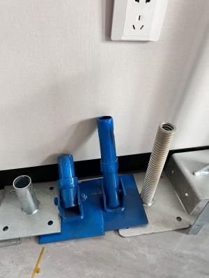 중국 강철 조절식 U-헤드 잭 스크류 베이스 플레이트, 비계 고정식 비계 받침대 판매용