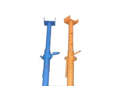 China Adjustable Height Scaffolding Steel Props Long Service Life Corrosion Resistant for sale