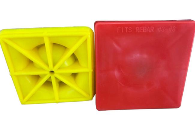 Orange Square Plastic Rebar Safety Caps The Essential Safety Gear for Construction