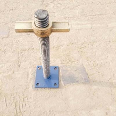 Cina La polvere ha ricoperto la vite Jack regolabile dell'impalcatura del diametro 38mm in vendita