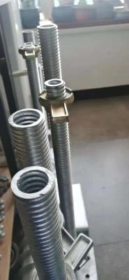 Cina vite senza cuciture Jack Base dell'impalcatura della metropolitana d'acciaio di 34*600mm in vendita