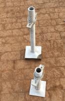 China Ringlock Scaffolding Adjustable Base Jack Q235 Material for sale