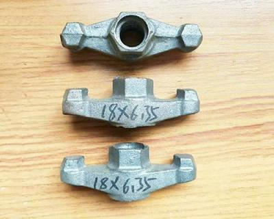 China Cast Iron Construction Formwork Accessories Formwork Anchor Wing Nut 15mm for sale