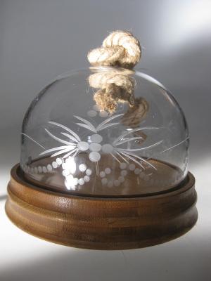 China OEM Handmade  Glass dome for sale