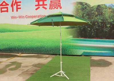 China High Light Fiberglass Beach Umbrella Silver Coated For Commercial Street for sale