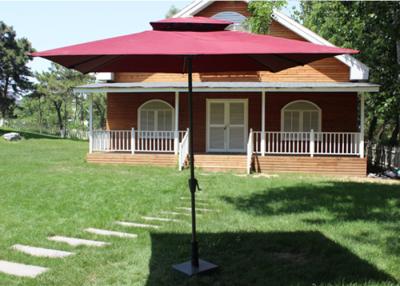 China Easy Open Leisure Roma Cantilever Parasol Outdoor Luxury With Double Tops for sale