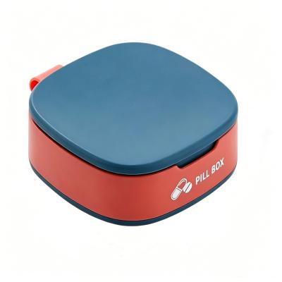 China 4-Tone Pocket Pill Case Matte Finish Medical Promo Gift for sale