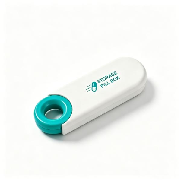 Quality BPA-Free Slide Pill Case Matte Finish Medical Gift Box for sale