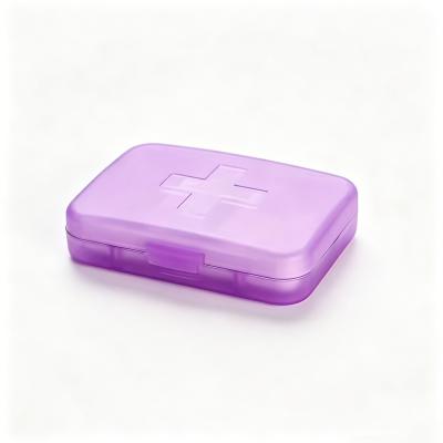 China 6-Slot BPA-Free Square Pill Case 3.5