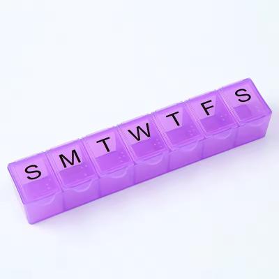China Weekly Pill Organizer - Extra Large with Easy to Read Jumbo Letters Vitamin Container, BPA Free - Daily Travel 7 Day Medication Pill Box Case for sale