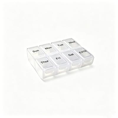 China 8-Compartment Weekly Pill Case Medical PP Promo Gift for sale