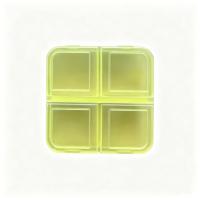 Quality BPA-Free 4-Slot Pill Case Airtight Medical Promo Gift for sale