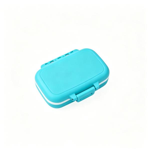 Quality BPA-Free 3-Slot Pill Box Airtight Travel Case Medical PP for sale