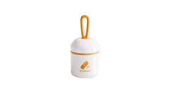 High Quality Small Pocket Abs Sealed Waterproof 2 Compartments Portable Travel Pill Storage Cases