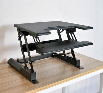 China Standing Modern Desk Sit Stand Up Dual Monitor Office Height Adjustable Desk,Standing Desk Converter for sale