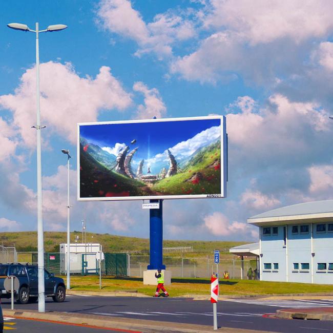 front service led screen