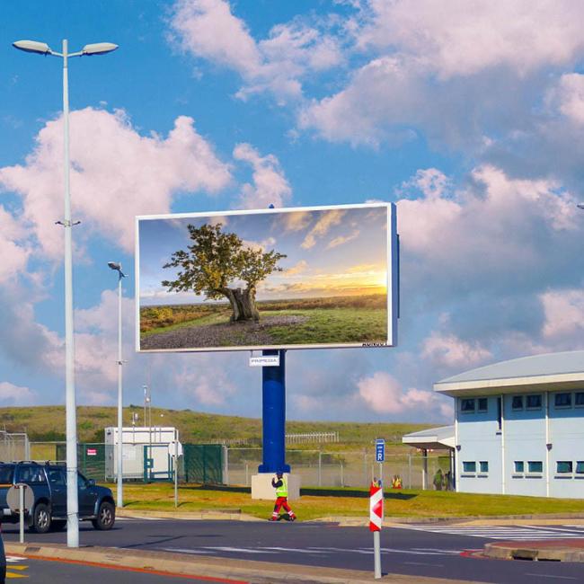 outdoor led screen p4mm front service