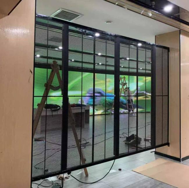 P3.91-7.82 LED facade transparent led screen