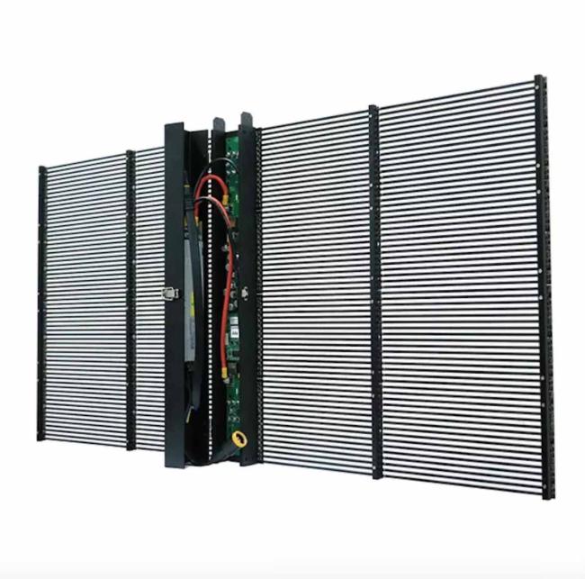 pantalla llevada transparente del vidrio de la ventana