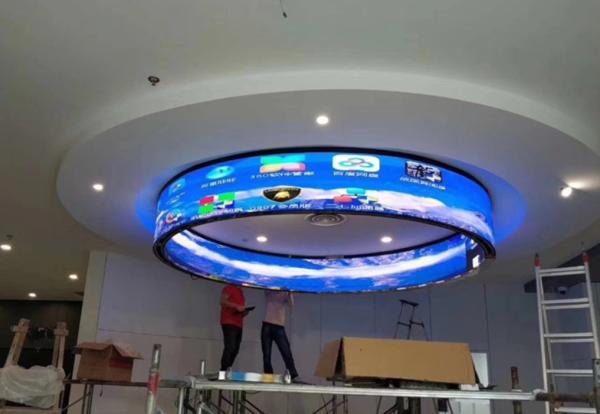 P3mm Flexible Curved LED Display IP65 Waterproof 3840Hz High Refresh Rate