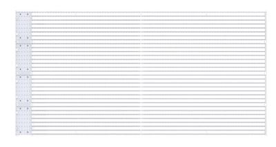 Cina P10 all'interno LED trasparente film schermo LED trasparente display Display personalizzato dimensione del pannello 5500nit in vendita