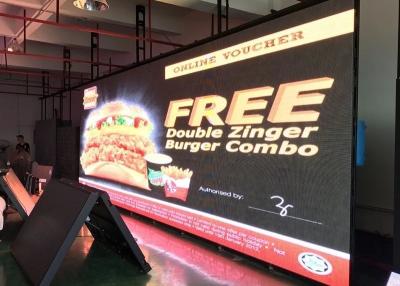 China Installieren Sie schnell externen P4 Bleischirm, klare geführte Werbeschild-Wand zu verkaufen