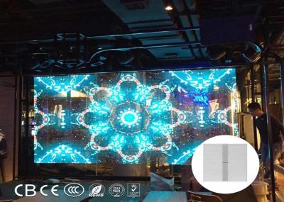 China Ultra Thin P10 Transparent Led Display Mesh With 80% Transparency for sale