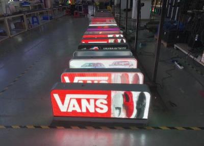 China Exterior Mobile Car Led Display Screen With Small Wind Resistance 820 X 350mm for sale