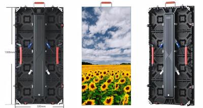 China Glory P2.9 Outdoor Vermietung LED-Display 500×1000mm Druckguss Aluminium Schrank IP65 Wetterfest zu verkaufen