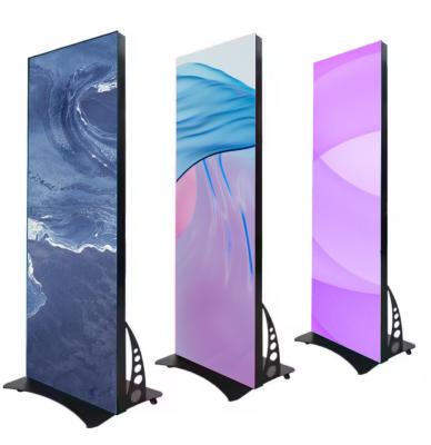 China Creative Indoor P2.5 LED Poster-Bildschirm für Werbung mit hoher Auflösung und Helligkeit 640x1920mm Panelgröße zu verkaufen