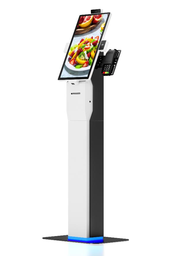 Technical view of kiosk internal components