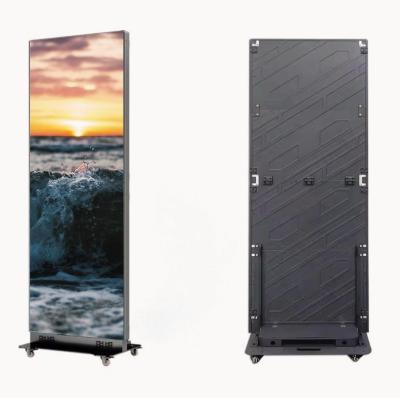 中国 GOB P1.538 折りたたむLEDポスター 640×1920mm 3840Hz クリエイティブ・インドア広告 LEDトーテムディスプレイ 販売のため