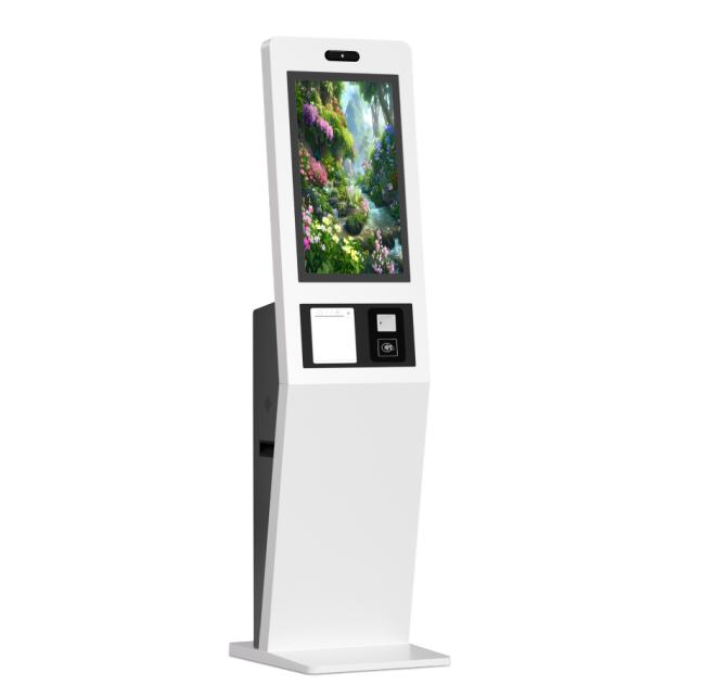 All-in-One Capacitive Touch Kiosk in use