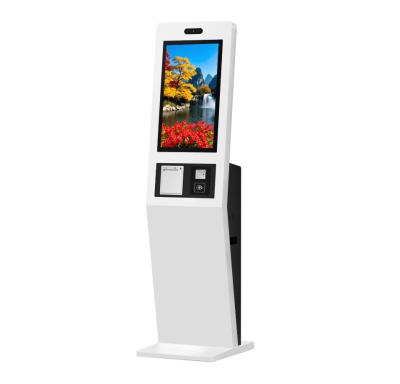 China Smart Capacitive Touch Kiosk with Advanced Biometrics Modular Design and Split-Screen Functionality for sale