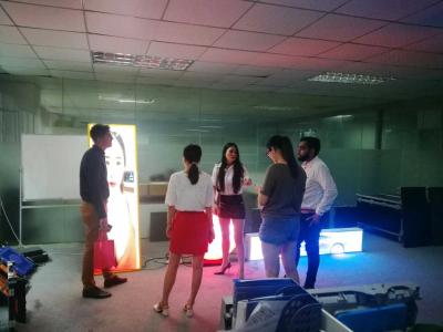 Cina Il livello durevole di qualità di servizio rapido dello stadio di perimetro dei Paesi Bassi 250sqm LED la velocità di rinfrescamento 3840Hz in vendita